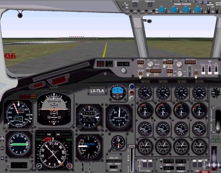 McDonnell Douglas DC-8 Series Panel v3.0 for FS2000 - Flight Simulator ...