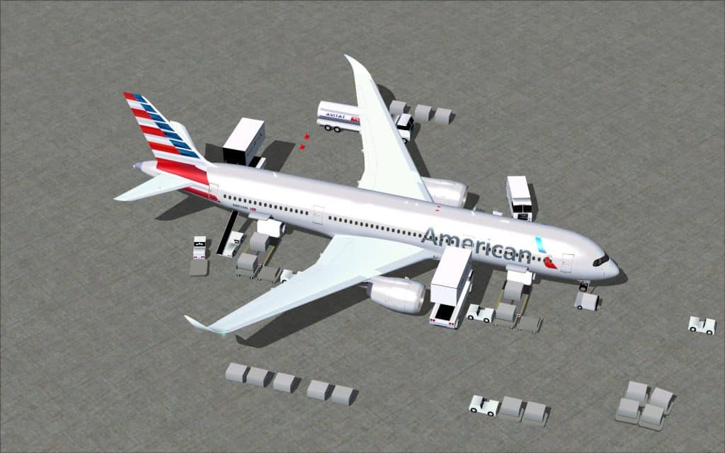 American Airbus A350-800 - Microsoft Flight Simulator X Mod