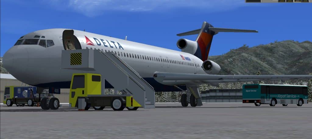Boeing 727-200 in Delta new scheme package - Microsoft Flight Simulator ...