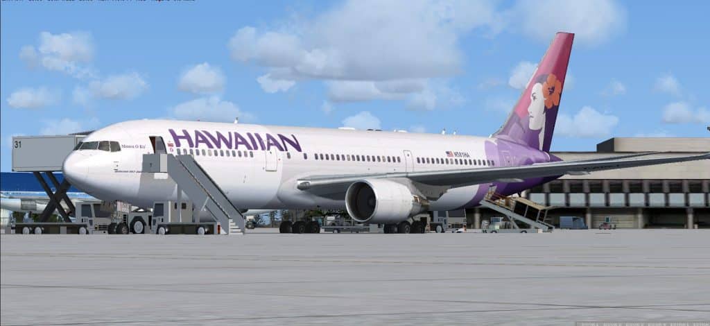 Boeing 767-300 Hawaiian Airlines 767-300ER winglet and no winglet ...