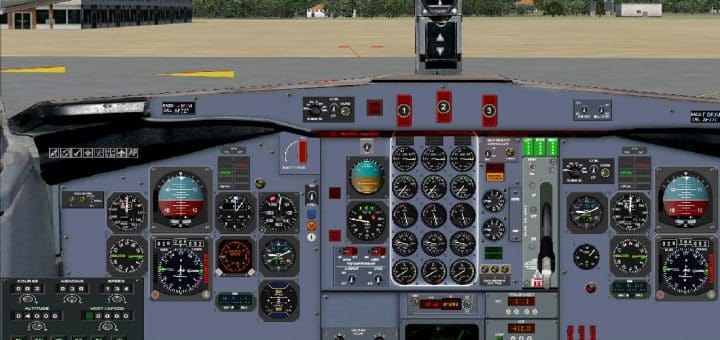 FSX/FS2004 Boeing C17 2D Panel - Microsoft Flight Simulator X Mod