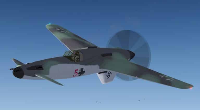 FSX Henschel HS P75 Fighter Concept With Canards - Microsoft Flight ...