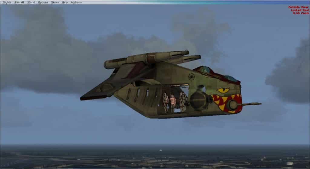 FSX Republic Gunship Update - Microsoft Flight Simulator X Mod