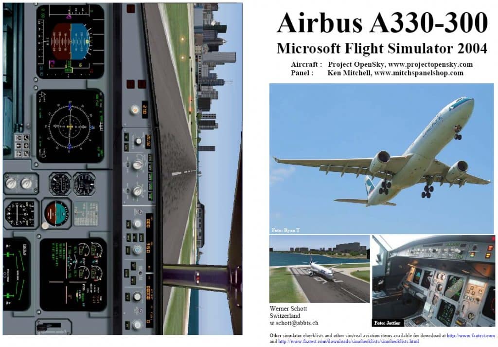 FS2004 Manual/Checklist Airbus A330-300 - FS Aircraft Manuals Mod