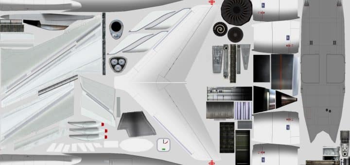 FS2004/FSX TDS Boeing 787-8 Paint kit - FS Design Mod