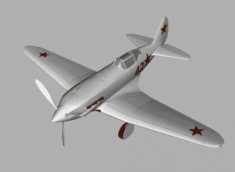 Mikoyan Mig 3 Static Plane - FS Design Mod