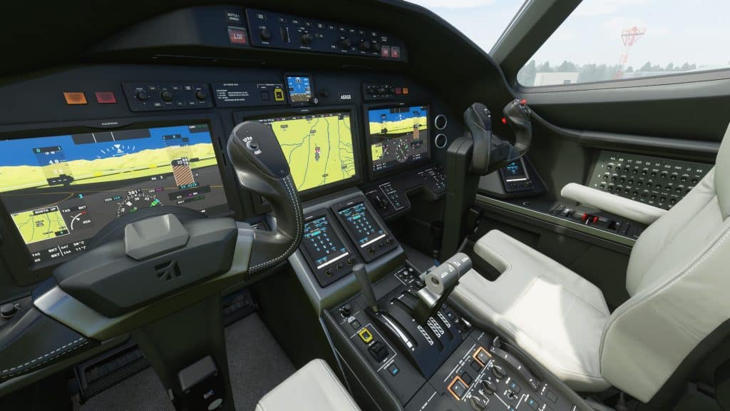 Cessna Longitude Lightened Cockpit - Microsoft Flight Simulator 2020 Mod