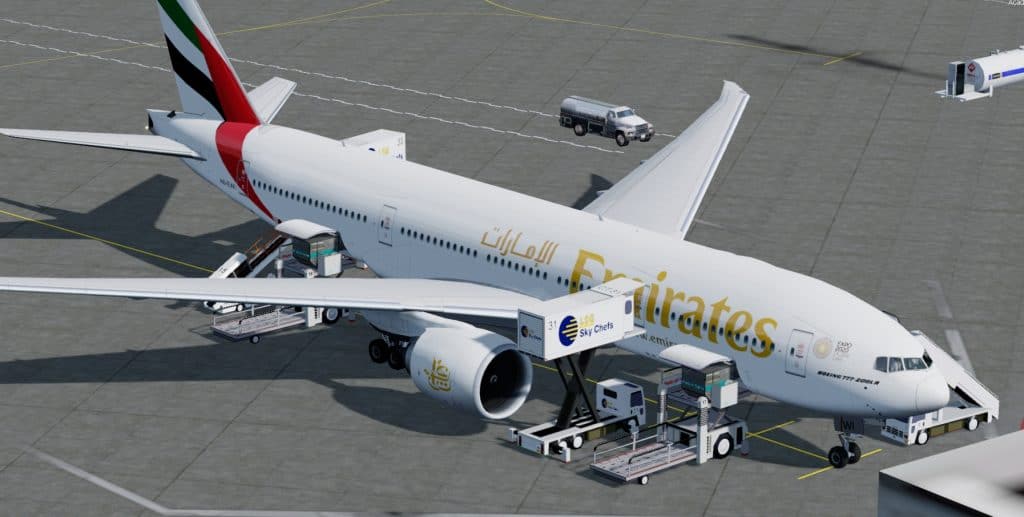 FSX/P3D Boeing 777-200LR Emirates package - Microsoft Flight Simulator ...