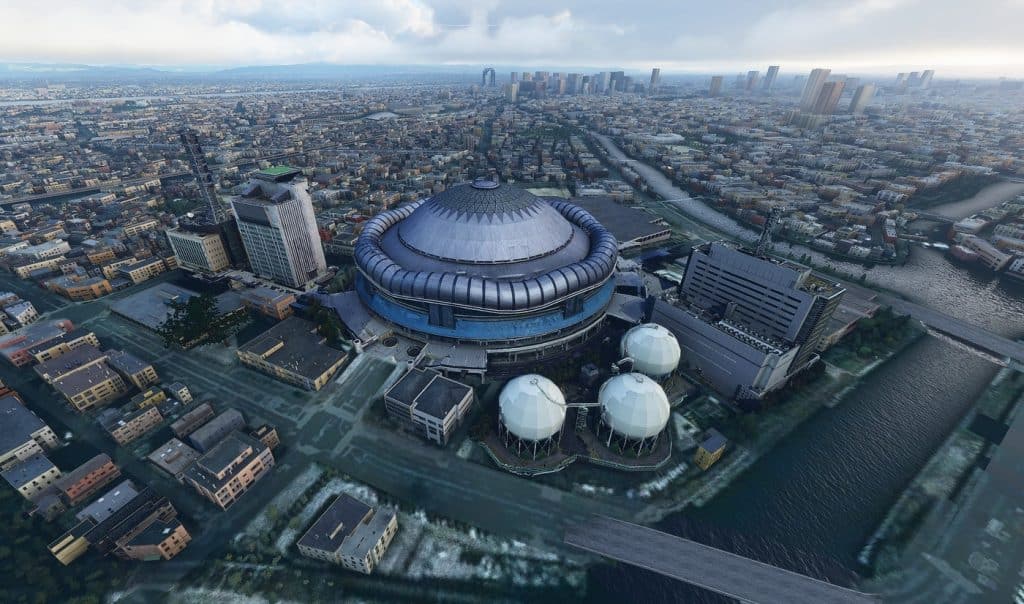 Kyocera Dome Osaka v1 (4) - Flight Simulator Addon / Mod
