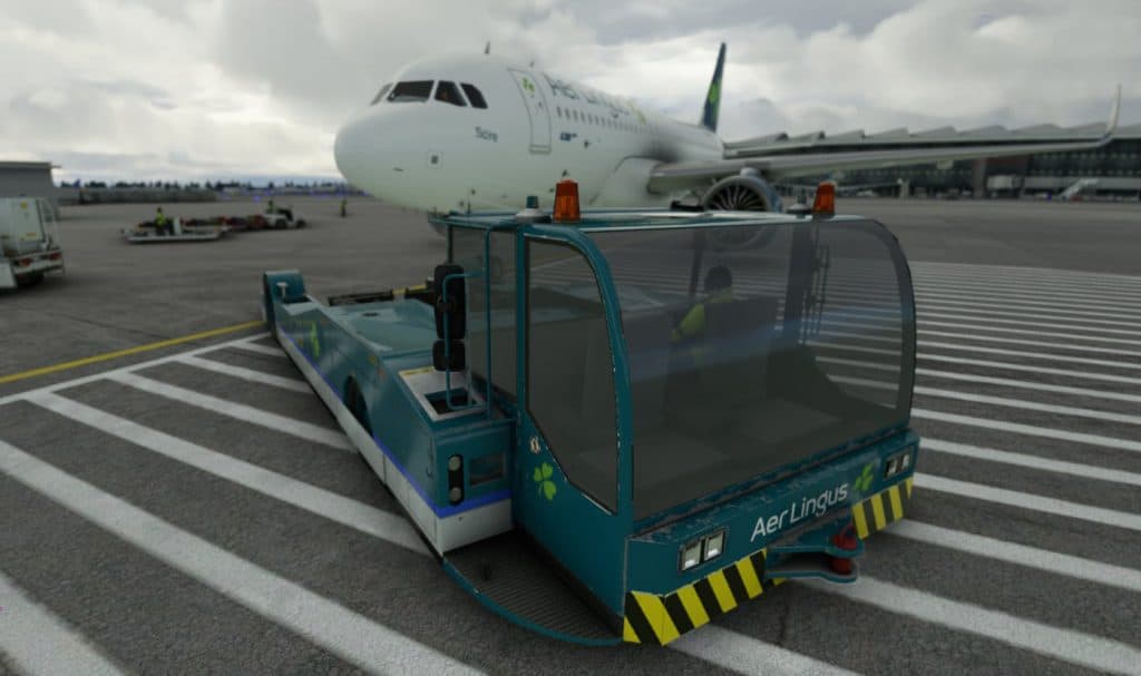 Pushback Tug Skins - Aer Lingus & Swissport v1.0 - MSFS2020 Other Mod