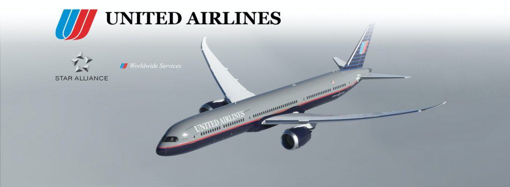United Airlines Battleship 787 v1.0 - Microsoft Flight Simulator 2020 Mod