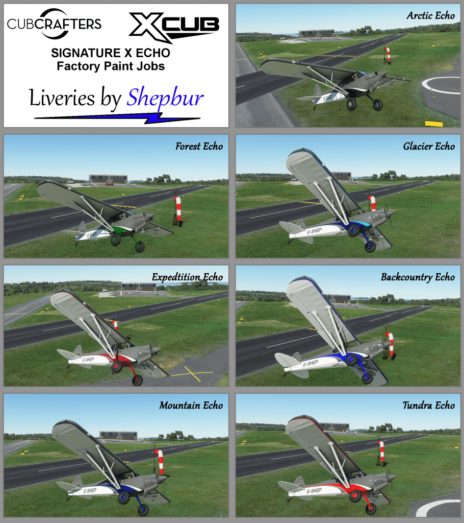 Xcub Factory Liveries Pack - Signature X (14) - Flight Simulator Addon ...
