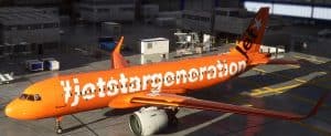 A320 JetStar Jaffa Jet (4K Livery) v1.7 - MSFS 2020 Liveries Mod