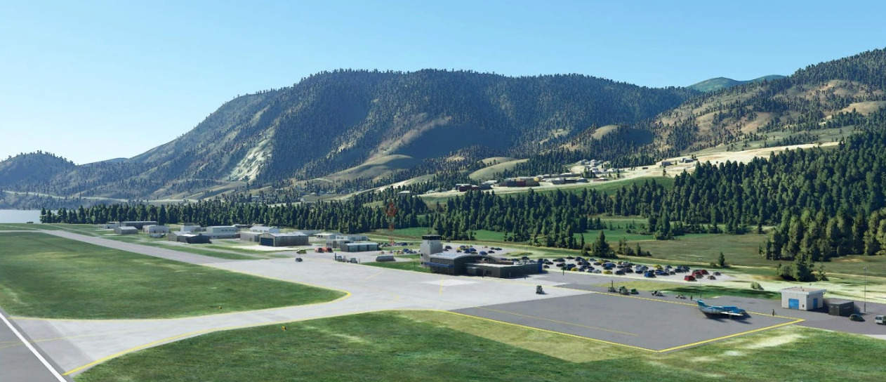 Airport CYYF Penticton v1 (3) - Flight Simulator Addon / Mod