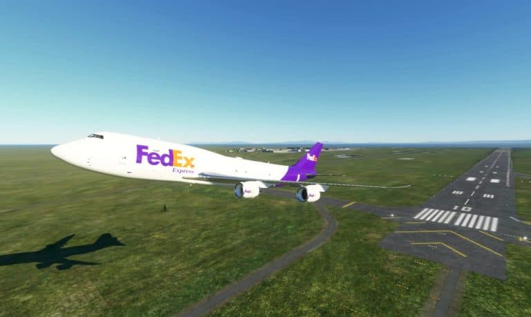 Boeing 747-8F FedEx cargo livery v1.5 - MSFS 2020 Liveries Mod