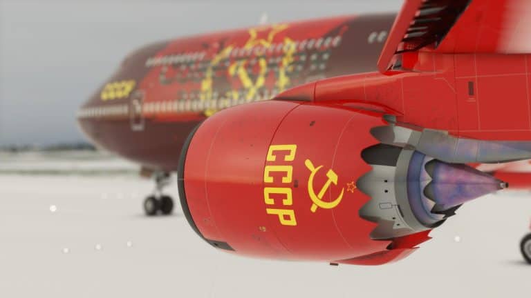 Boeing 747 livery - Soviet Union (CCCP) (USSR) (5) - Flight Simulator Addon / Mod