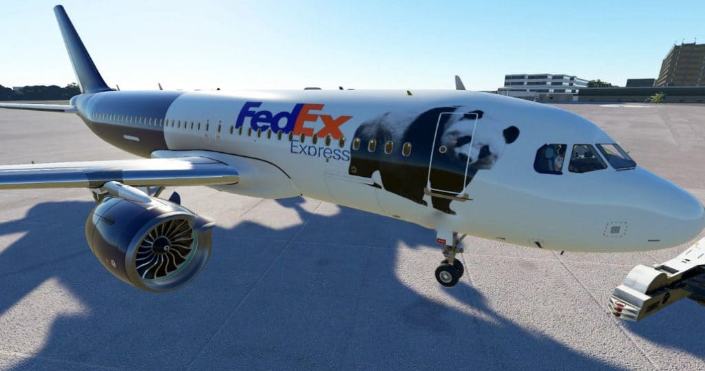 FEDEX A320 Livery v1.0 - MSFS 2020 Liveries Mod
