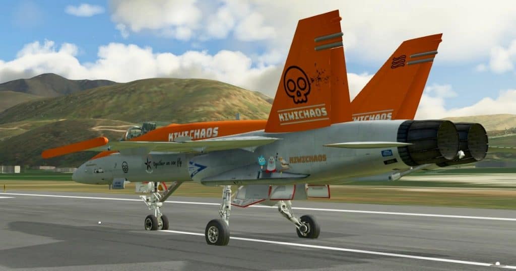 MSFS Kiwichaos F18 package v1.0 - MSFS 2020 Liveries Mod