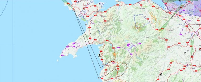 Mach Loop, Wales, Snowdonia, UK (Flight Plans) v1.0 - MSFS 2020 Tools Mod