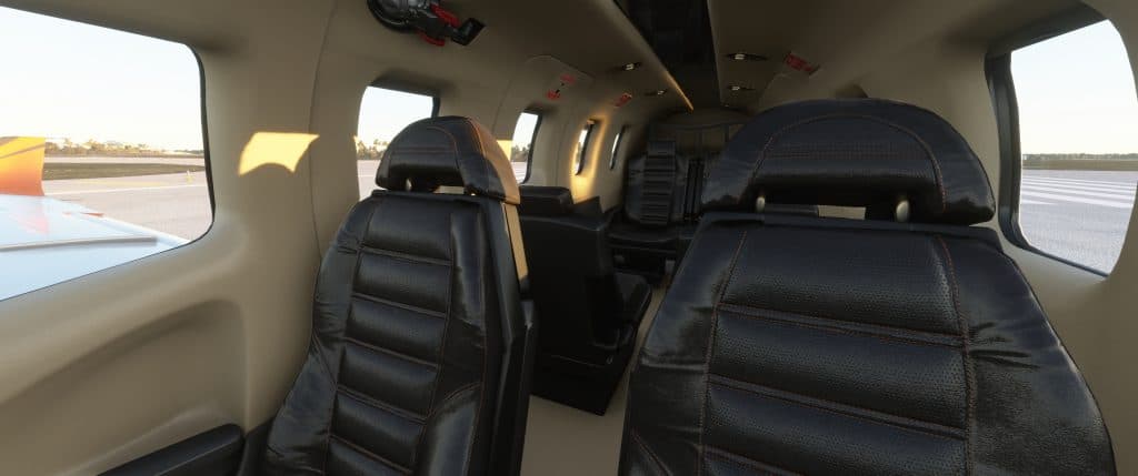 TBM 930 Cockpit Livery Black Beige (2) - Flight Simulator Addon / Mod