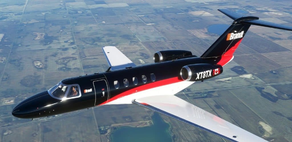 [8K] CJ4 Brandt Corporate Jet v1.0 - MSFS 2020 Liveries Mod