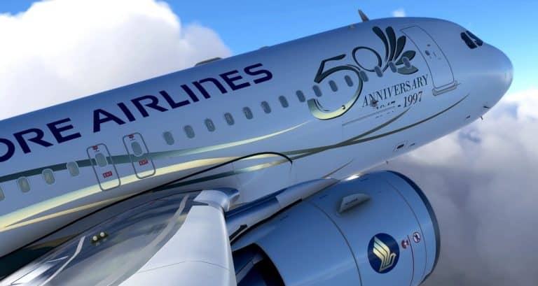 [8K Livery] Singapore Airlines 50th Anniversary Livery v1.0 (2 ...