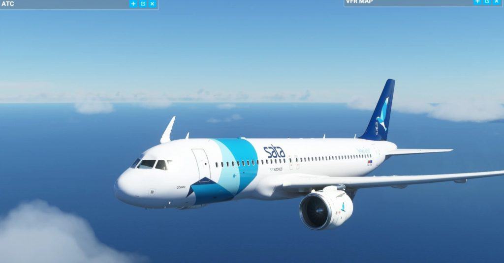 8k old SATA livery (azores airlines) v1.0 - MSFS 2020 Liveries Mod