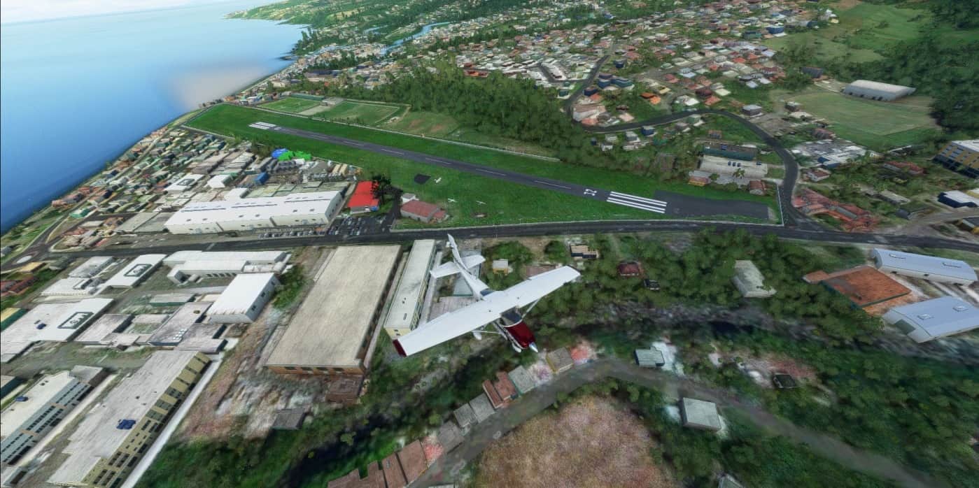 Aérodrome de Baillif, Guadeloupe TFFB v1.0 - MSFS 2020 Airports Mod