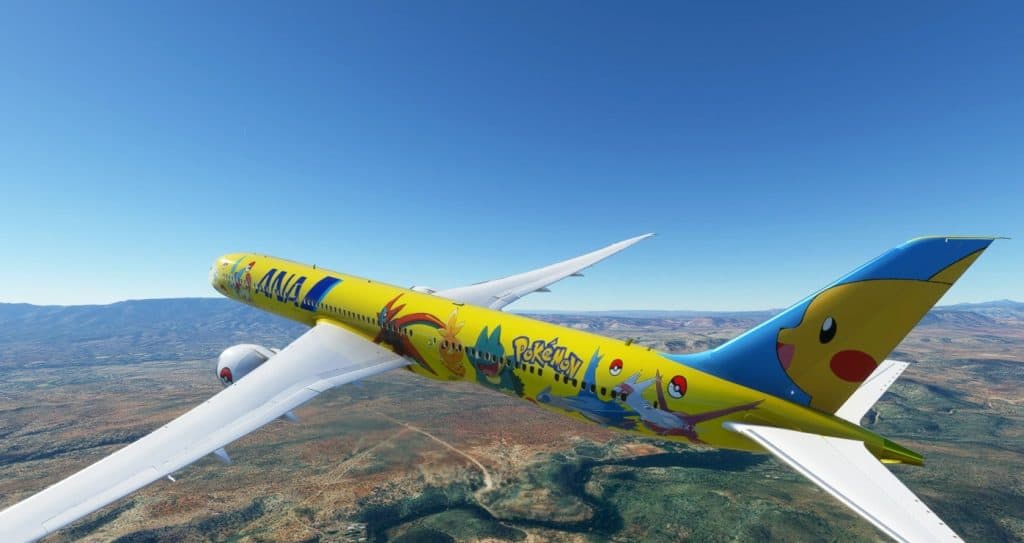 ANA Pokemon 787-10 v1.0 - MSFS 2020 Liveries Mod