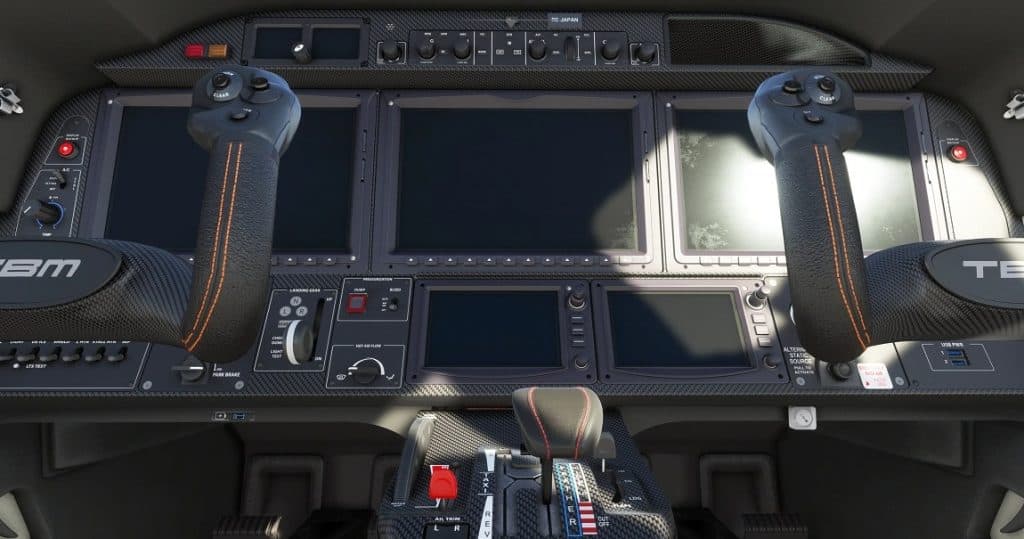 Daher TBM 930 Cockpit Livery Black Carbon v1.0 (1) - Flight Simulator ...