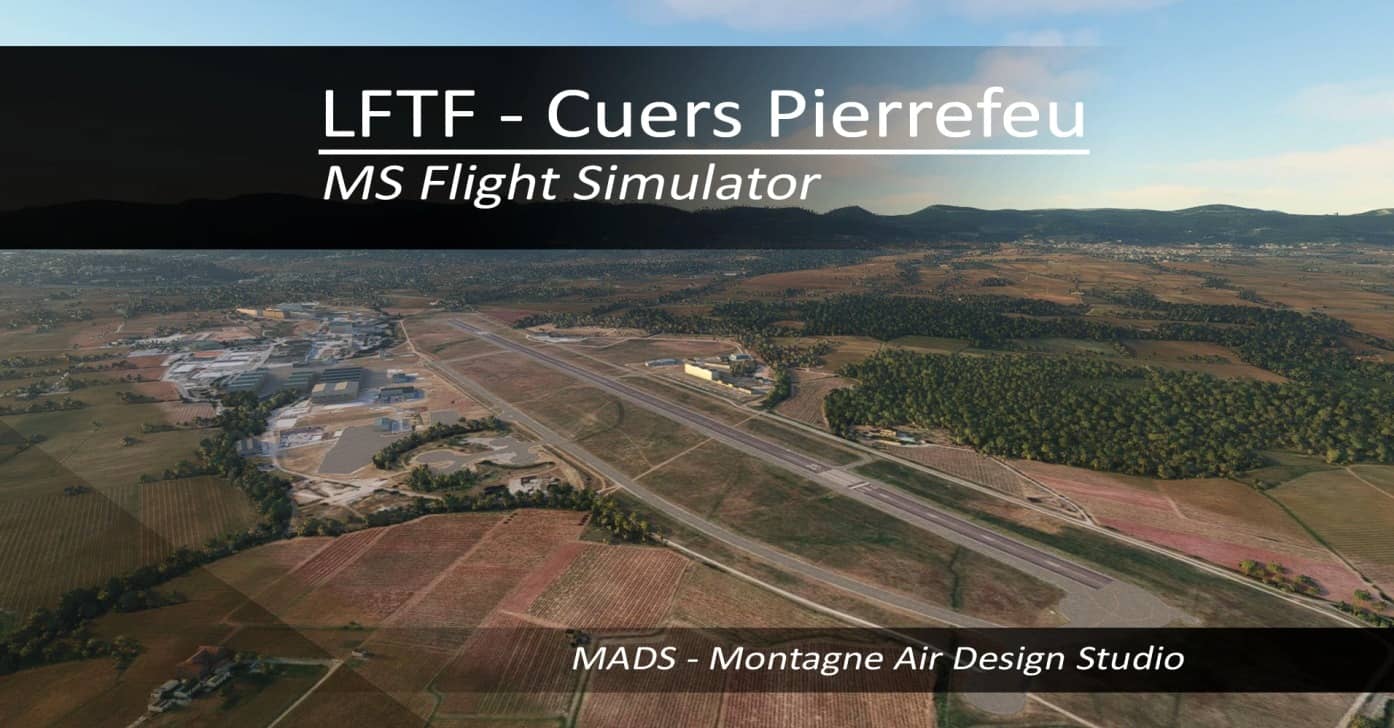 LFTF - Cuers Pierrefeu, France v2.0 (2) - Flight Simulator Addon / Mod