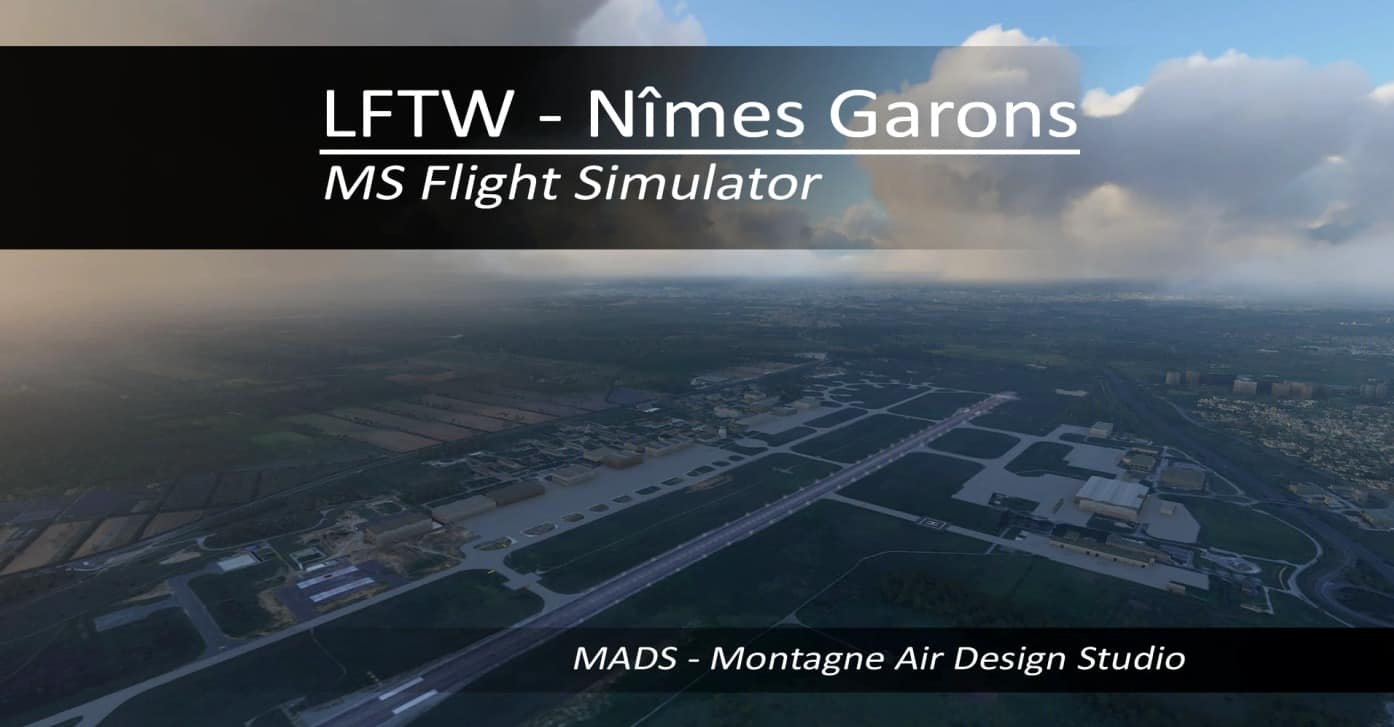 LFTW - Nîmes Garons, France v2.0 - MSFS 2020 Airports Mod