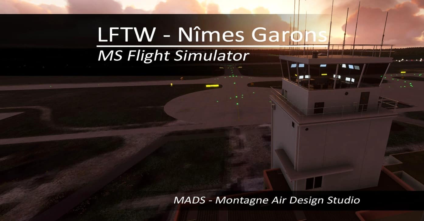 LFTW - Nîmes Garons, France v2.0 - MSFS 2020 Airports Mod