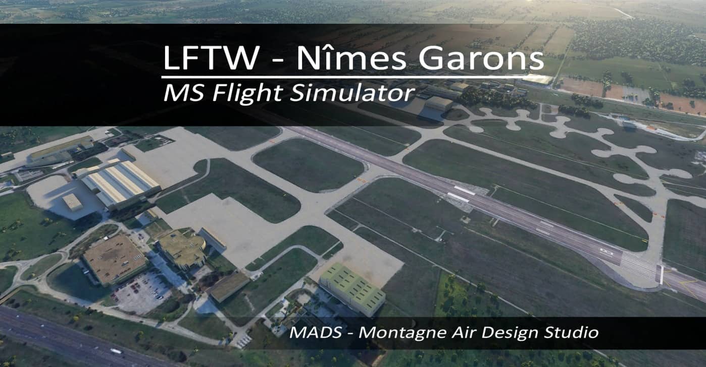 LFTW - Nîmes Garons, France v2.0 - MSFS 2020 Airports Mod