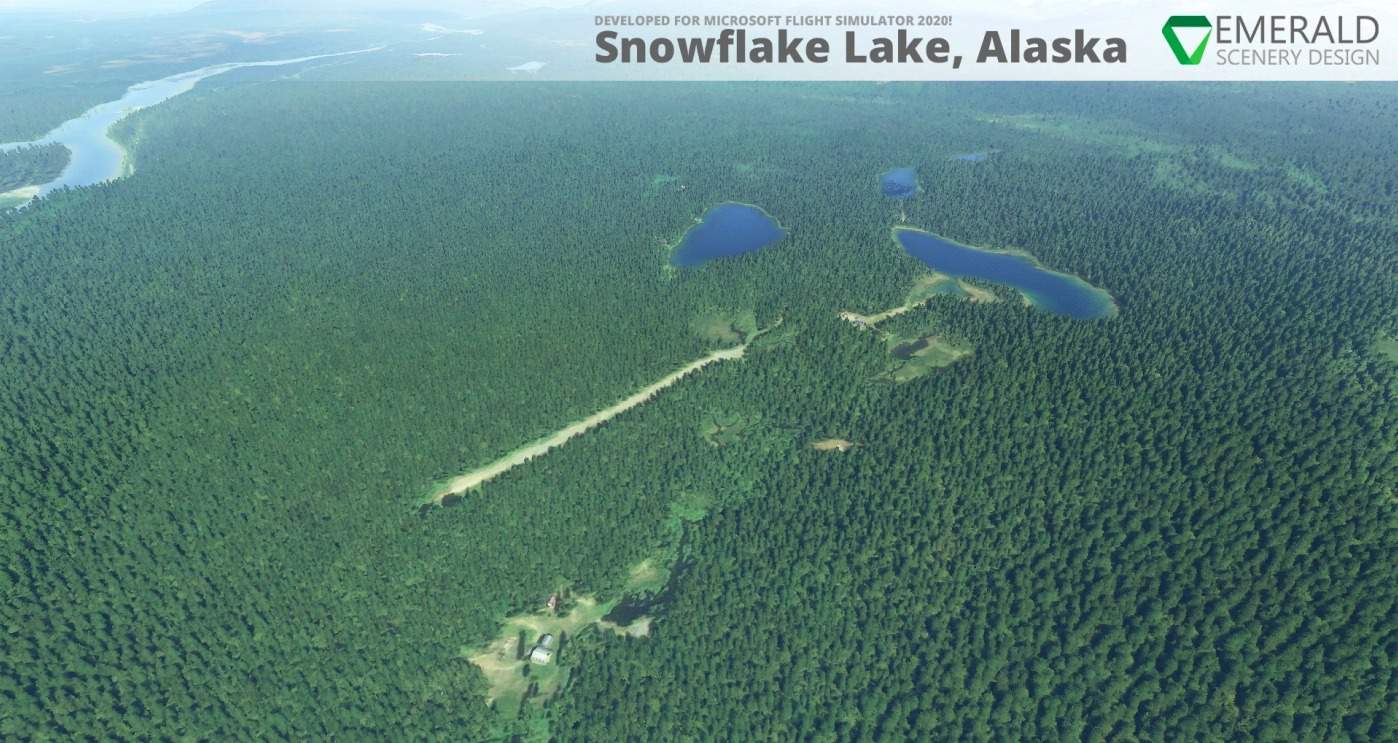 Snowflake Lake & Airstrip, Alaska v1.0.1 (3) - Flight Simulator Addon / Mod