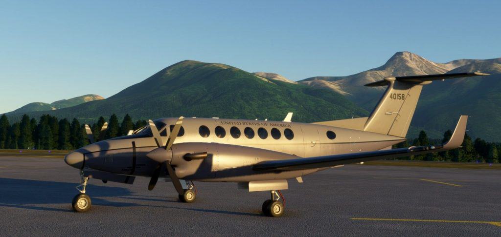 US Army MC-12V Super King Air v1.0 (1) - Flight Simulator Addon / Mod