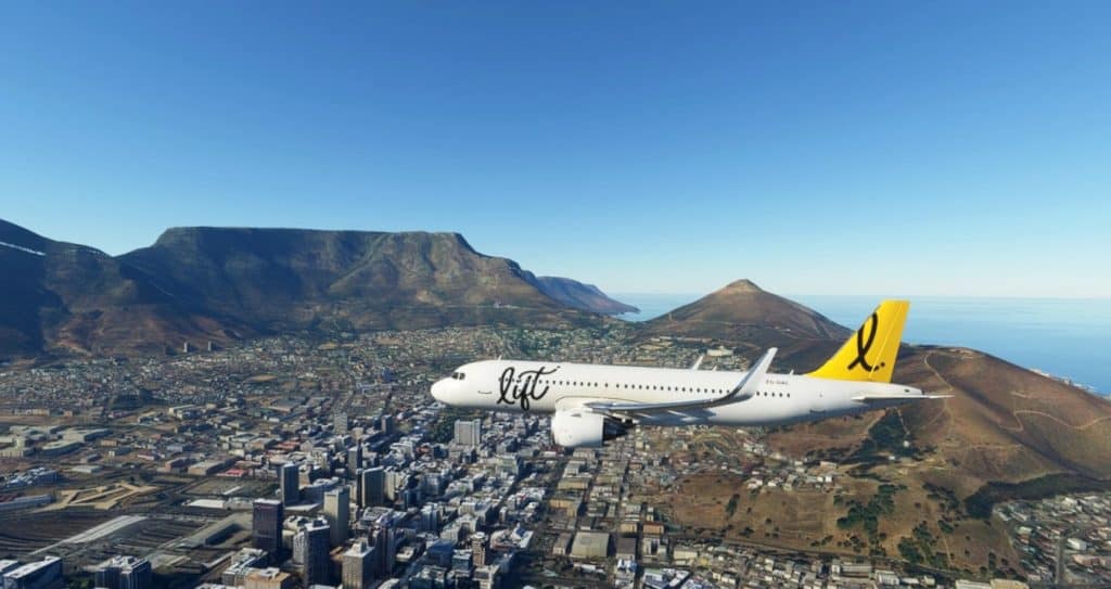A320 neo Lift South Africa Livery v1.1 - MSFS 2020 Liveries Mod