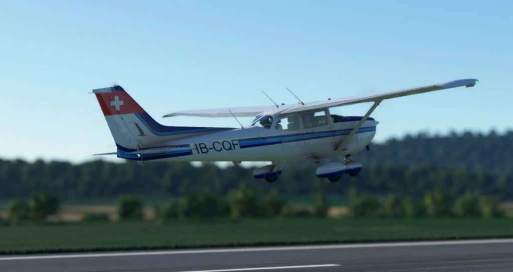 Asobo Cessna 172 HB-CQF (Classic) v1.1 (1) - Flight Simulator Addon / Mod