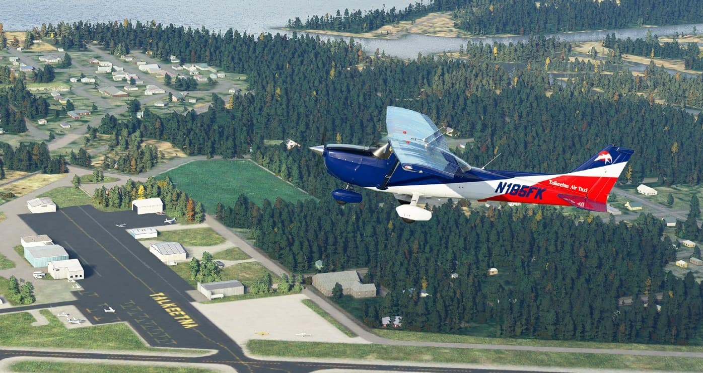 Cessna 172 Talkeetna Air Taxi N185FK classic v1.0 (4) - Flight ...