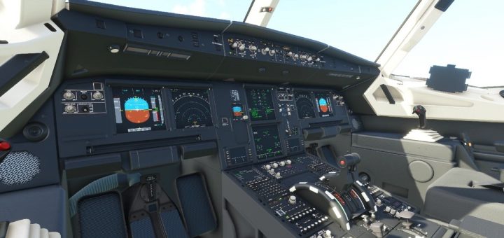 Sukhoi Superjet 100 - New Cockpit v1.0 - MSFS2020 Cockpits Mod