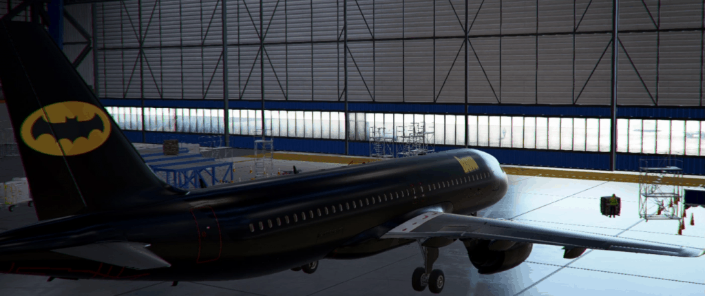 A320neo Batman Livery v1.0 - MSFS 2020 Liveries Mod