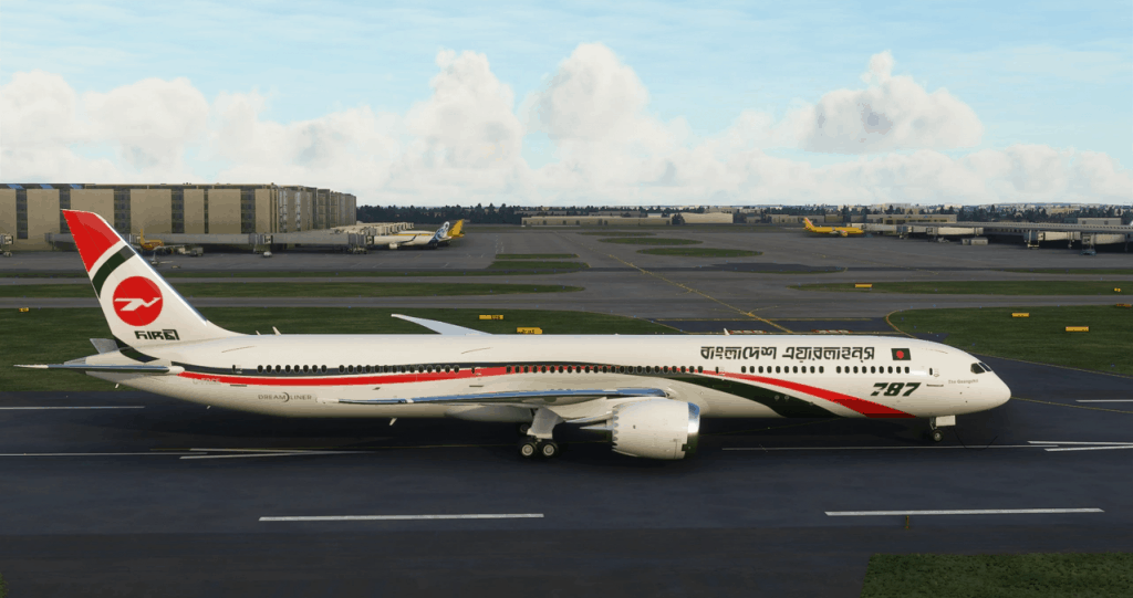 Biman Bangladesh Boeing 787 v1 (2) - Flight Simulator Addon / Mod