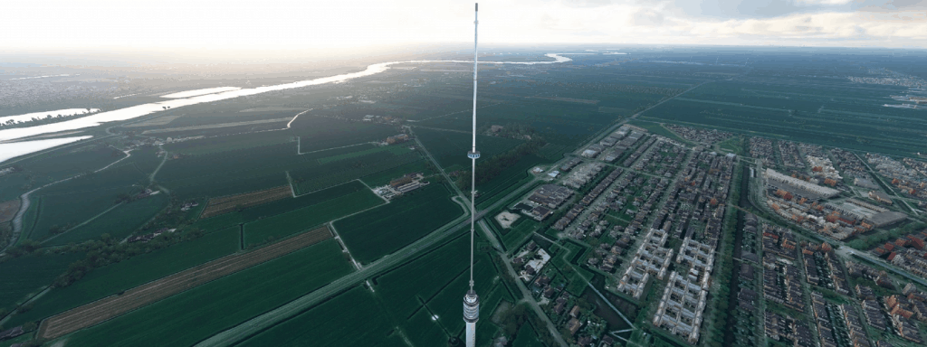 Gerbrandy tower IJsselstein (height 1220 feet) v1.0 - MSFS 2020 Scenery Mod