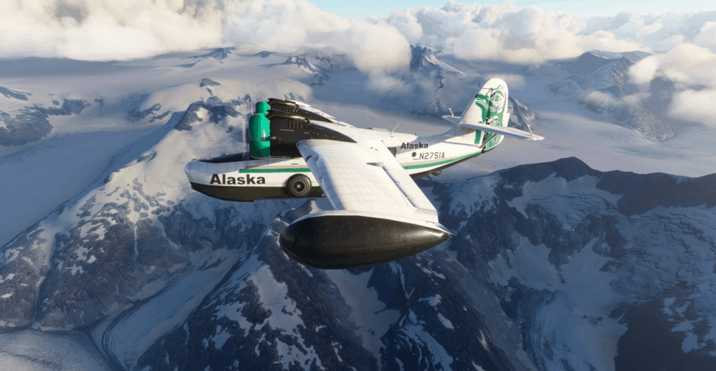 Grumman Goose N2751A Alaska Airlines v1.0 - MSFS 2020 Liveries Mod