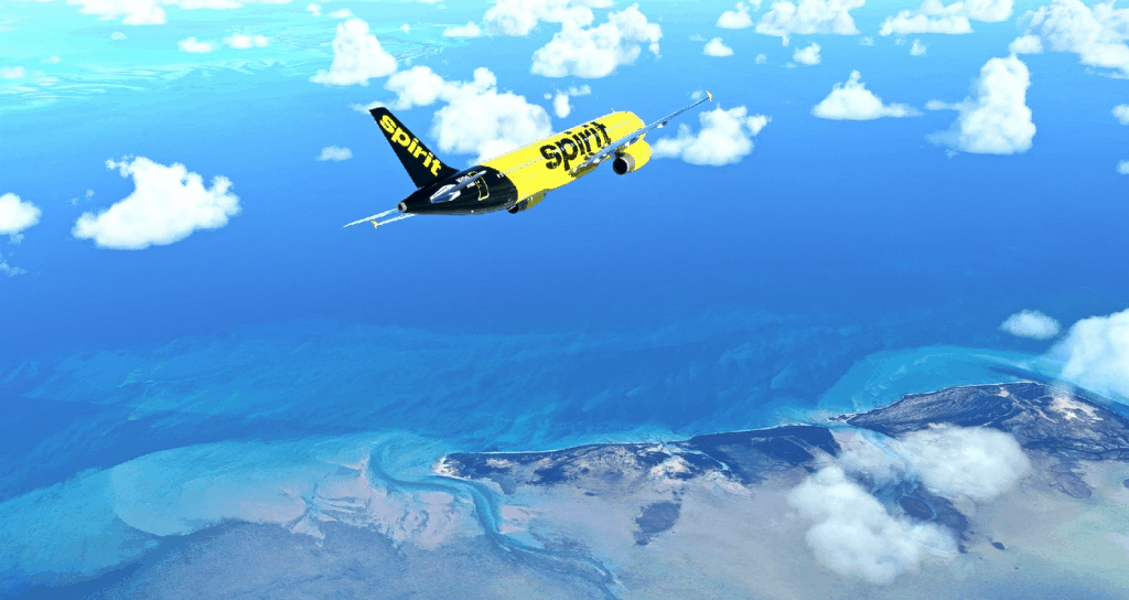 Spirit Airlines A321 (Black Tail) v1 (3) - Flight Simulator Addon / Mod