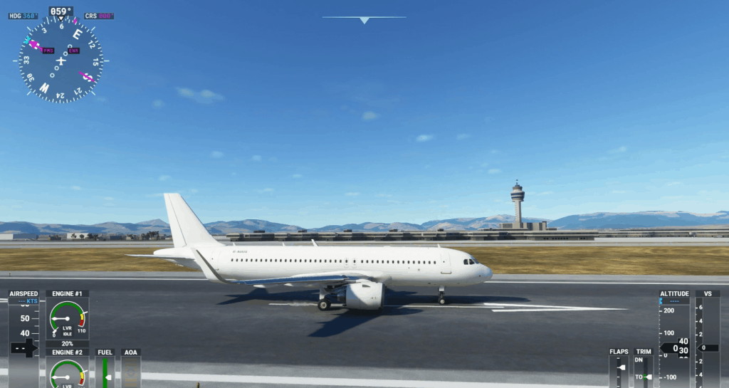 Ghost White A320 Livery v1 (2) - Flight Simulator Addon / Mod