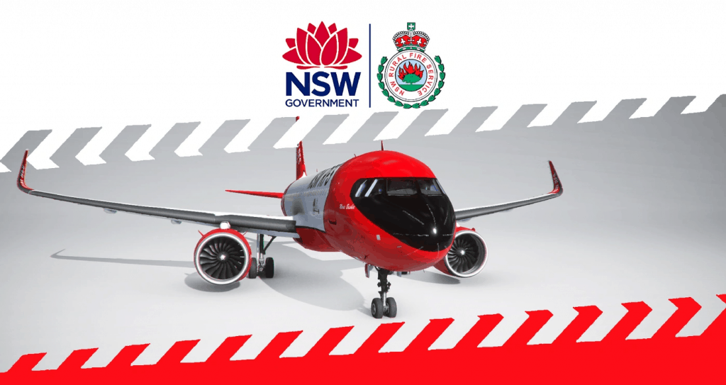 NSW Rural Fire Service (RFS) Water Bomber A320 Livery v1.0 - MSFS 2020 ...