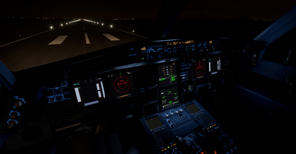 A330 (Blue Cockpit Lighting) v1 (2) - Flight Simulator Addon / Mod