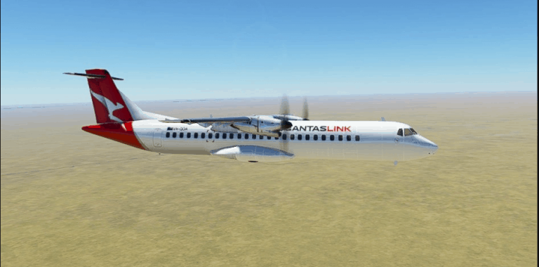 ATR 72-600 QANTAS Link v0 (3) - Flight Simulator Addon / Mod