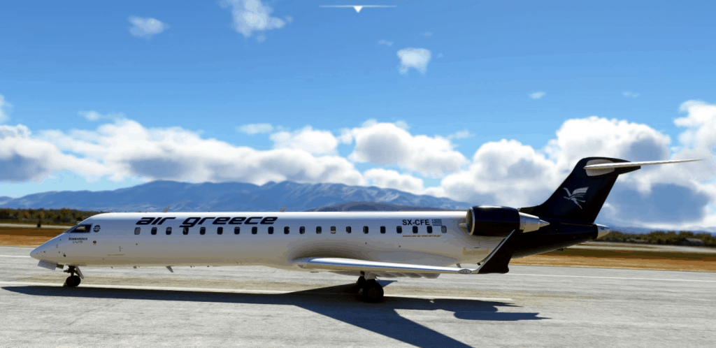 Aerosoft CRJ 700 Air Greece Livery v1 (4) - Flight Simulator Addon / Mod